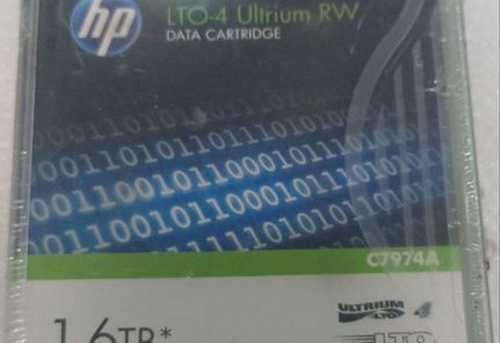 Картридж HP C7974 LTO-4 Ultrium RW 1.6Tb (Новая)