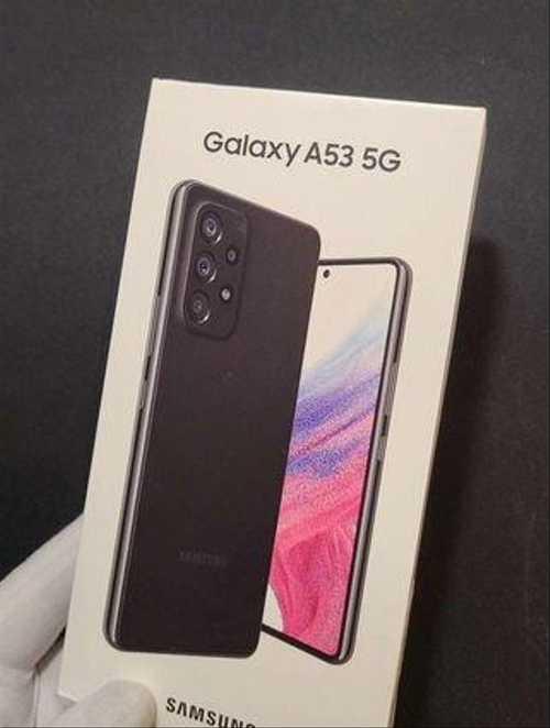 Новый Samsung A53 black 8/128 gb