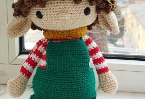 Игрушка эльф ручной работы