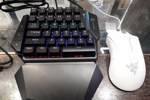 Игровая клавиатура GameSir GK100 и мышь Razer