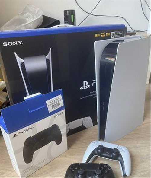 Sony PS5 DE +2геймпад +psplus
