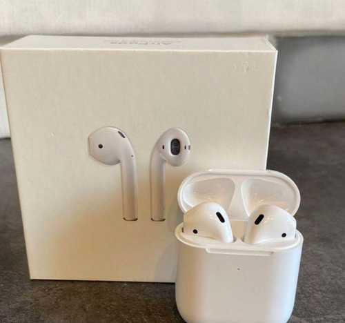 Беспроводные наушники apple airpods 2