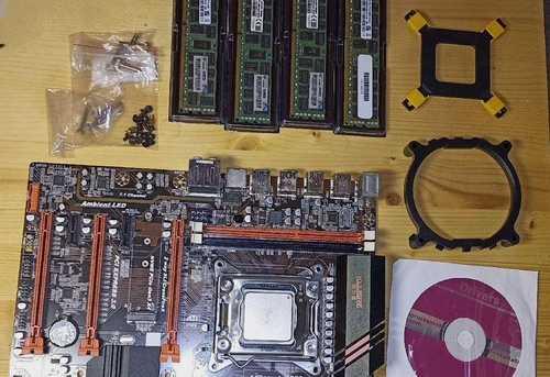 Xeon e5 2650 v2 + kllisre+ 32 гб опер. Комплект