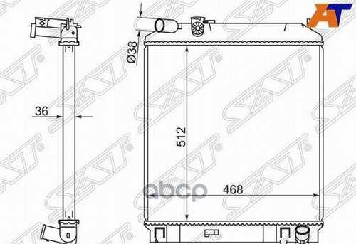 Радиатор Isuzu ELF NMR 12- IS00041 Sat