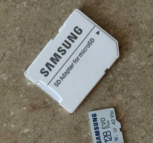 Карта памяти samsung micro sd 128 gb