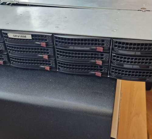 Сервер Supermicro 6027R 12LFF 2x 2680v2 256Gb