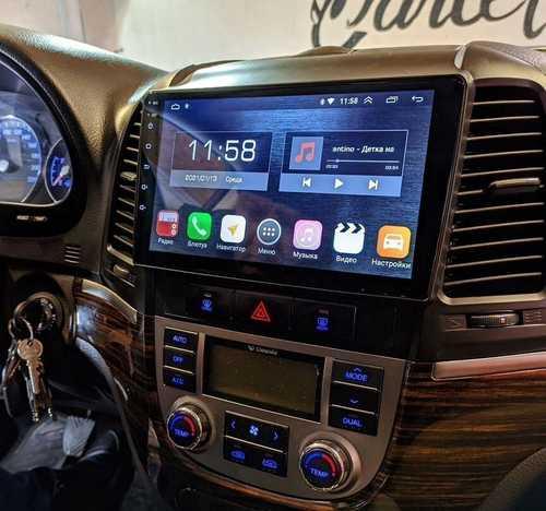 Магнитола Hyundai Santa Fe 2 IPS WiFi Navi