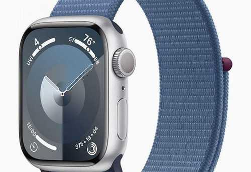 Apple Watch Series 9, 41 мм Silver Al Winter Blue
