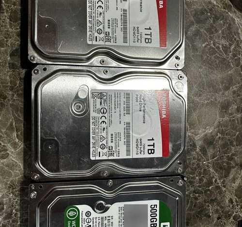 Hdd 1TB, 500gb 3.5