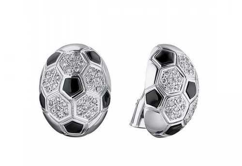 Серьги Hand Made Football Earrings