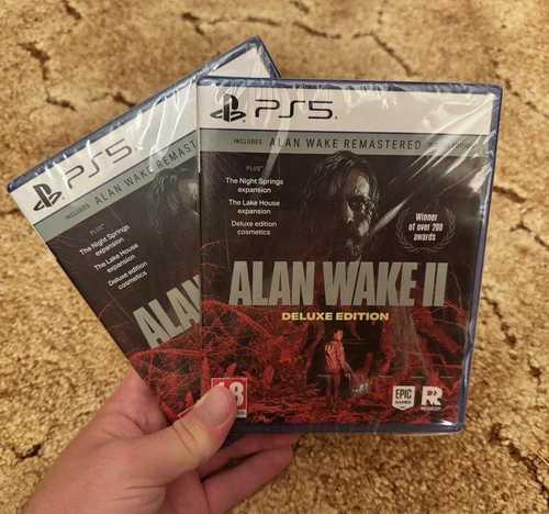 Диск Alan Wake 2 Deluxe Edition PS5 (Новый)