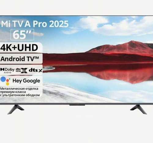 Qled телевизор Xiaomi TV A Pro 65"2025,4K,Smart TV