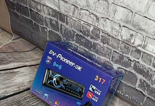 Магнитола pioneer c bluetooth, AUX, USB