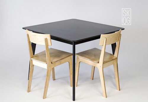 Комплект мебели «Обычная» стол и стулья