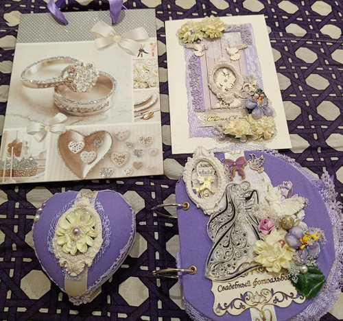 Свадебный фотоальбом Hand made набор