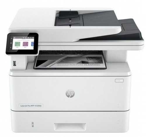 Мфу лазерный HP LaserJet Pro 4103fdn White