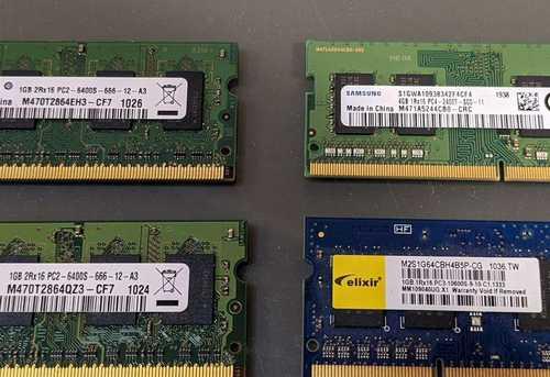 Оперативная память ноутбука ddr2 / ddr3 / ddr4