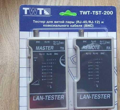 Тестер для витой пары TWT-TST-200