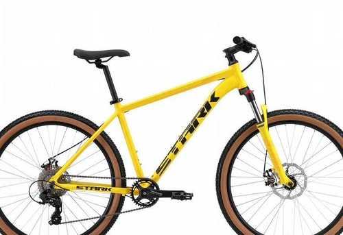 Велосипед Stark'24 Hunter 27.2 D желтый/темно-серы