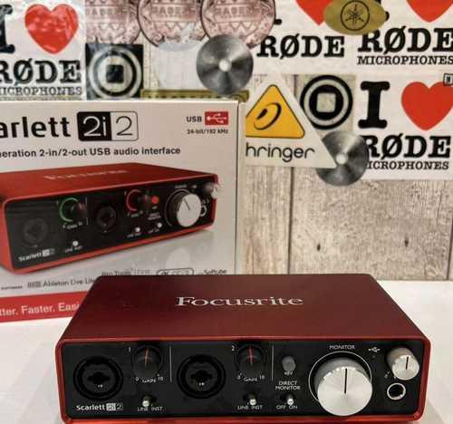 Focusrite scarlett 2i2 2nd gen звуковая карта