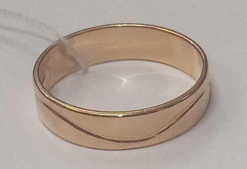 Золотое обручальное кольцо р20 (32960)
