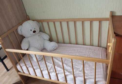Матрас 60х120 см и детская кроватка до 3 лет