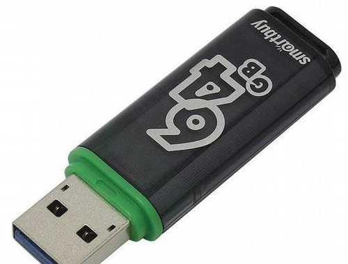 Флешка USB 3.0 SmartBuy Glossy 64Gb dark grey