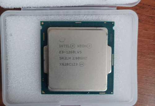 Процессор intel xeon e3-1260L v5