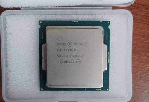 Процессор intel xeon e3-1260L v5