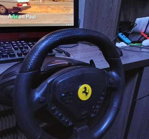 Игровой руль thrustmaster ferrari