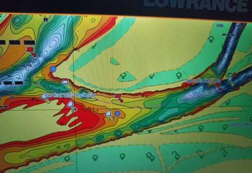 Карты глубин Lowrance Иртыш, Обь C-MAP RS-Y513