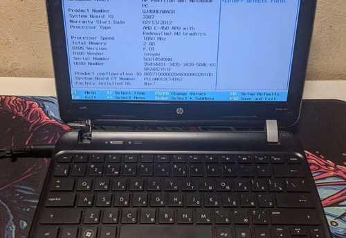 Нетбук HP Pavilion dm1-4000er 1366x768