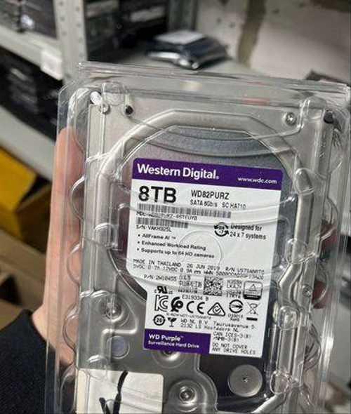 Жесткий диск Western Digital WD82purz 8TB