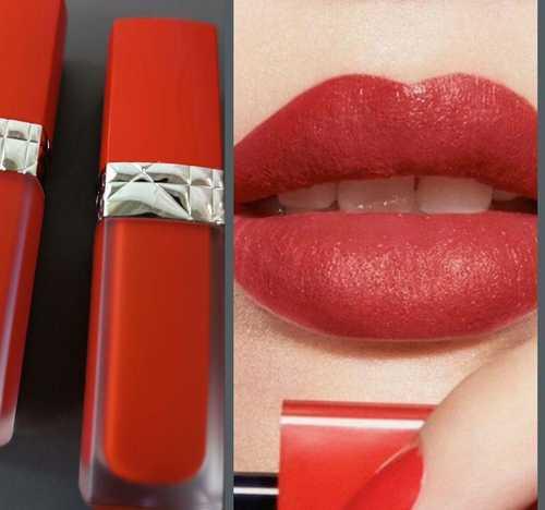 Dior rouge ultra liquid помада жидкая 999