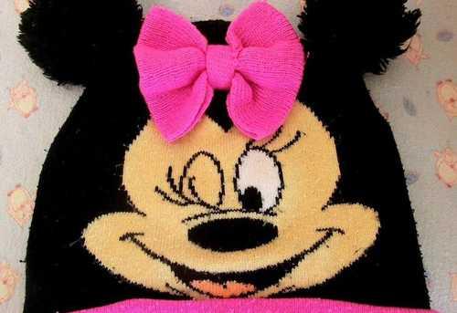 Шапка Minnie (Disney) на девочку 4-6 лет (б/у)