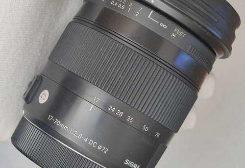 Canon Sigma AF 17-70mm f/2.8-4.0 DC macro OS HSM n
