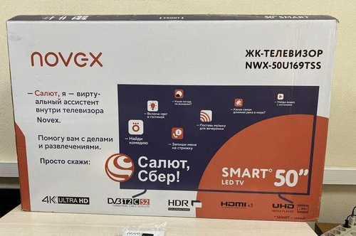 Новый UHD Novex 50 (125см) Smart TV + Салют тв