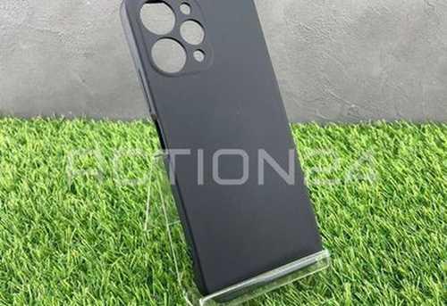 Чехол на Xiaomi Redmi 12 4G Silicone Case (черный)