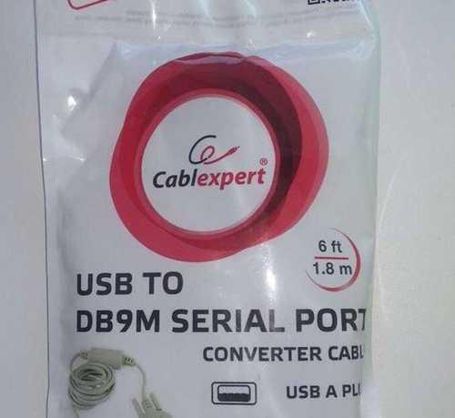 Конвертер USB-serial AM/DB9M Cablexpert