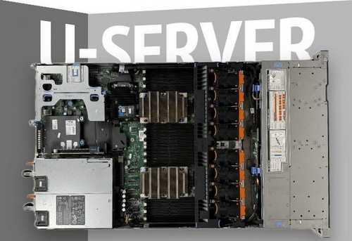 Сервер Dell R640 4LFF 2x6148 64G H730pm 2x750W EMC