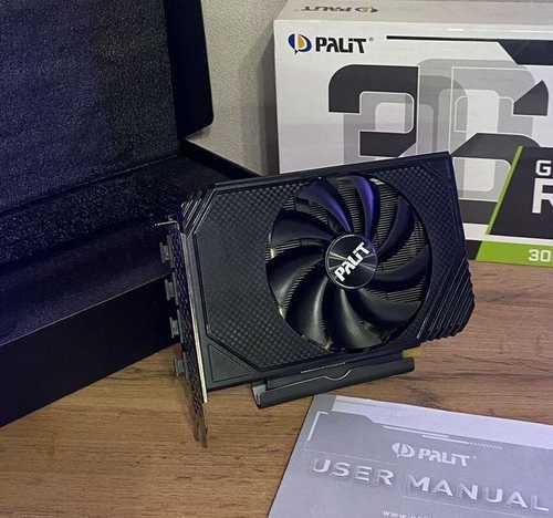 Видеокарта RTX 3060 12gb Подстветка Коробка