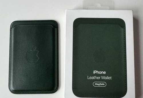 Картхолдер apple leather wallet magsafe