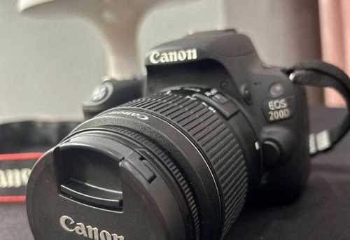 Фотоаппарат зеркальный Canon EOS 200D EF-S 18-55mm