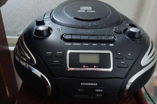 Магнитола с cd диском кассеты флешка радио