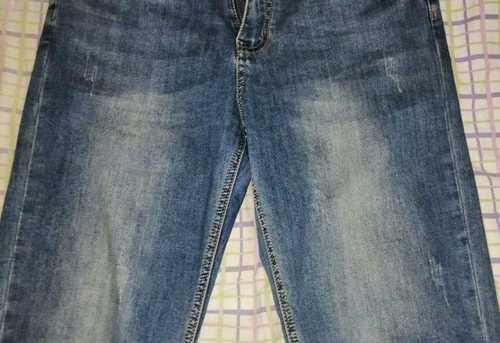 Турецкие джинсовые бриджи женские