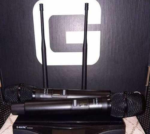 Микрофоны вокальные C-Mark 2шт радио Pro Dual Mic