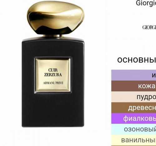 Giorgio Armani Cuir Zerzura