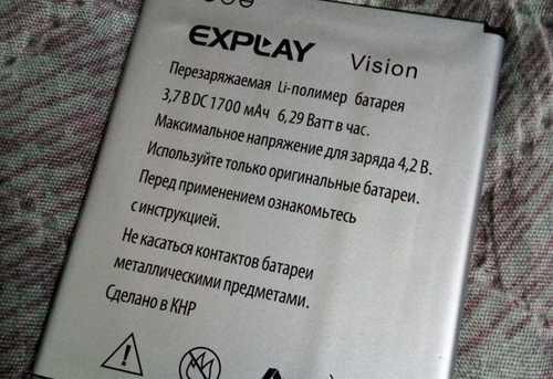 Аккумулятор для телефона explay vision