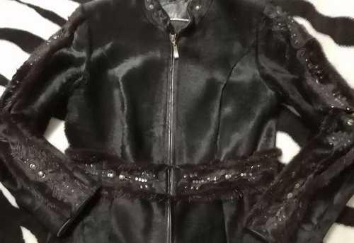 Меховая куртка женская р. 46