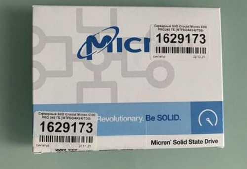 Серверный SSD Crucial Micron 5300 PRO 240gb